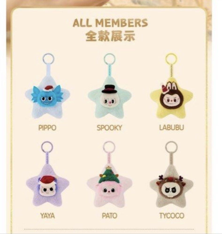 Labubu the monsters classic series PIPPO pop mart Christmas plush ...