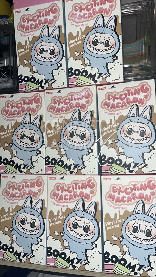 LABUBU V1 Exciting Maroon, Hobbies & Toys, Toys & Games on Carousell