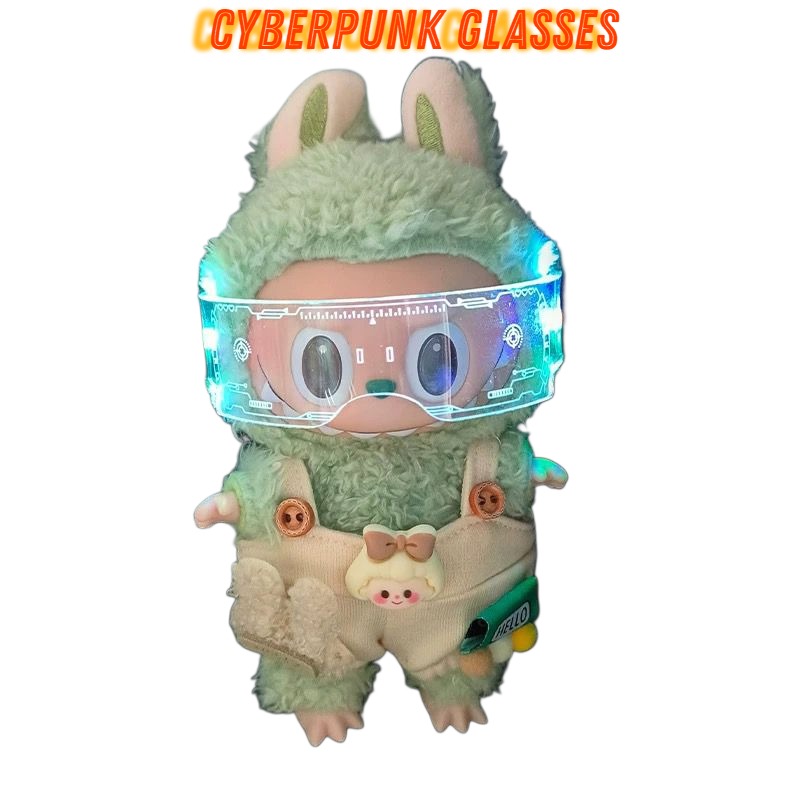 Labubu V1/V2 Cyberpunk Glasses, Hobbies & Toys, Toys & Games on Carousell