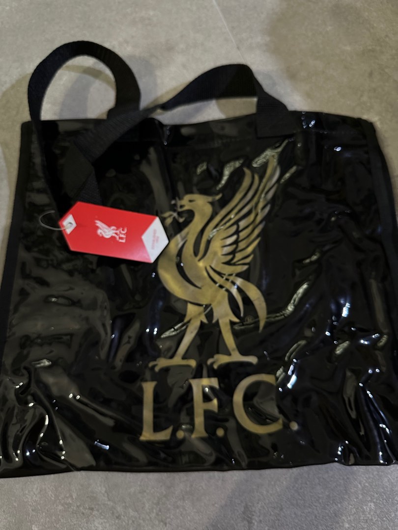 LFC YNWA Transparent Tote Bag Black, Women's Fashion, Bags & Wallets, Tote Bags on Carousell