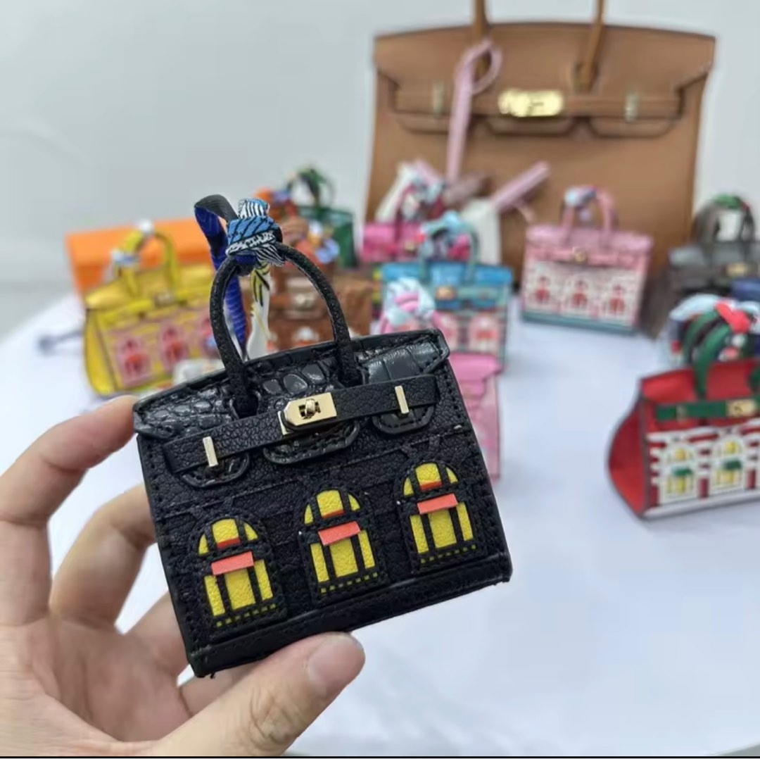 Mini birkin bag charm, Luxury, Bags & Wallets on Carousell