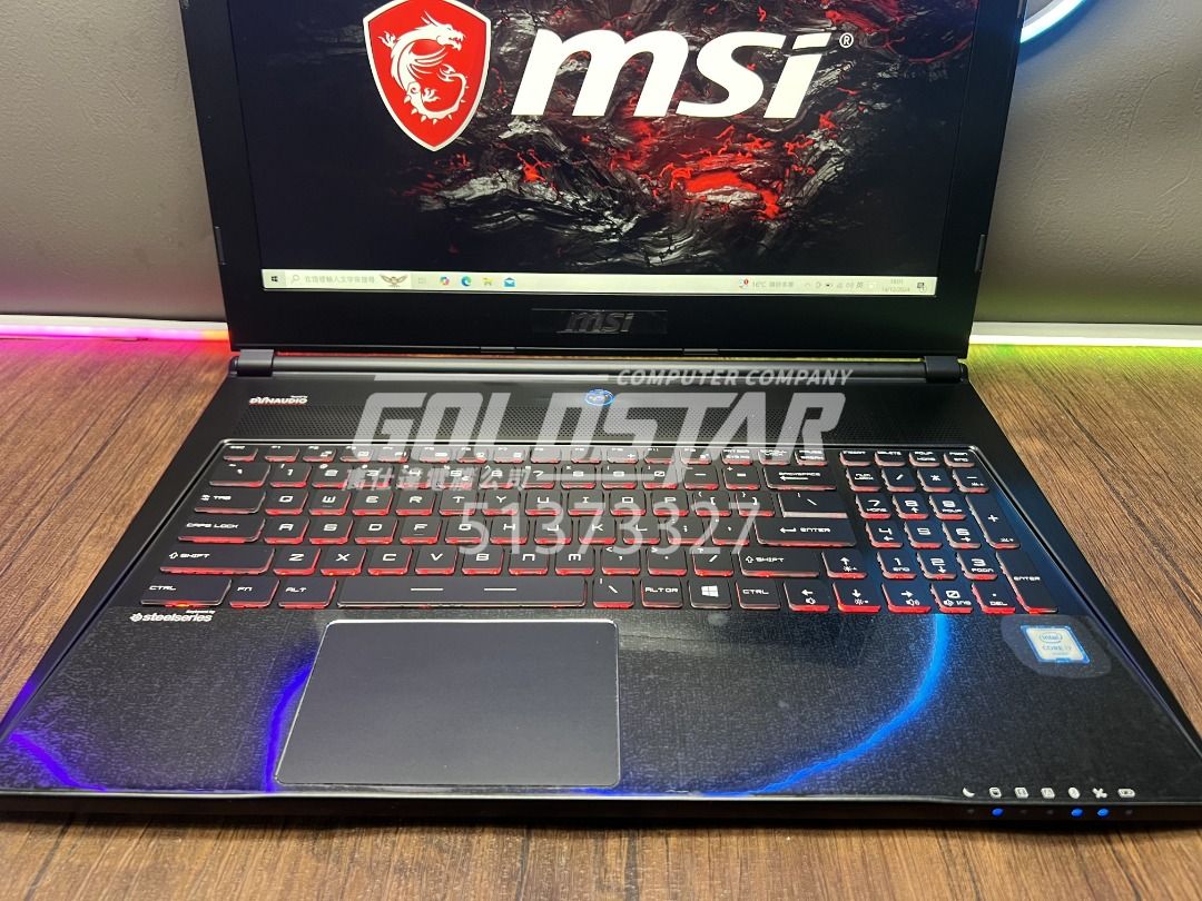 電競MSI GS60 2QE Ghost Pro ”i7-6700HQ/RAM 16GGB/256GB SSD/1TB HDD/GTX970 ...