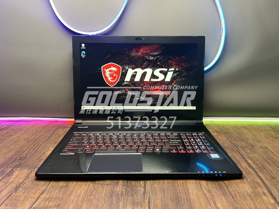 電競MSI GS60 2QE Ghost Pro ”i7-6700HQ/RAM 16GGB/256GB SSD/1TB HDD/GTX970 ...