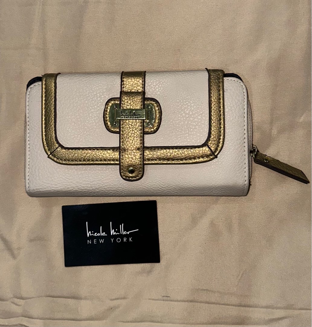 NICOLE MILLER trifold long wallet, Women's Fashion, Bags & Wallets ...