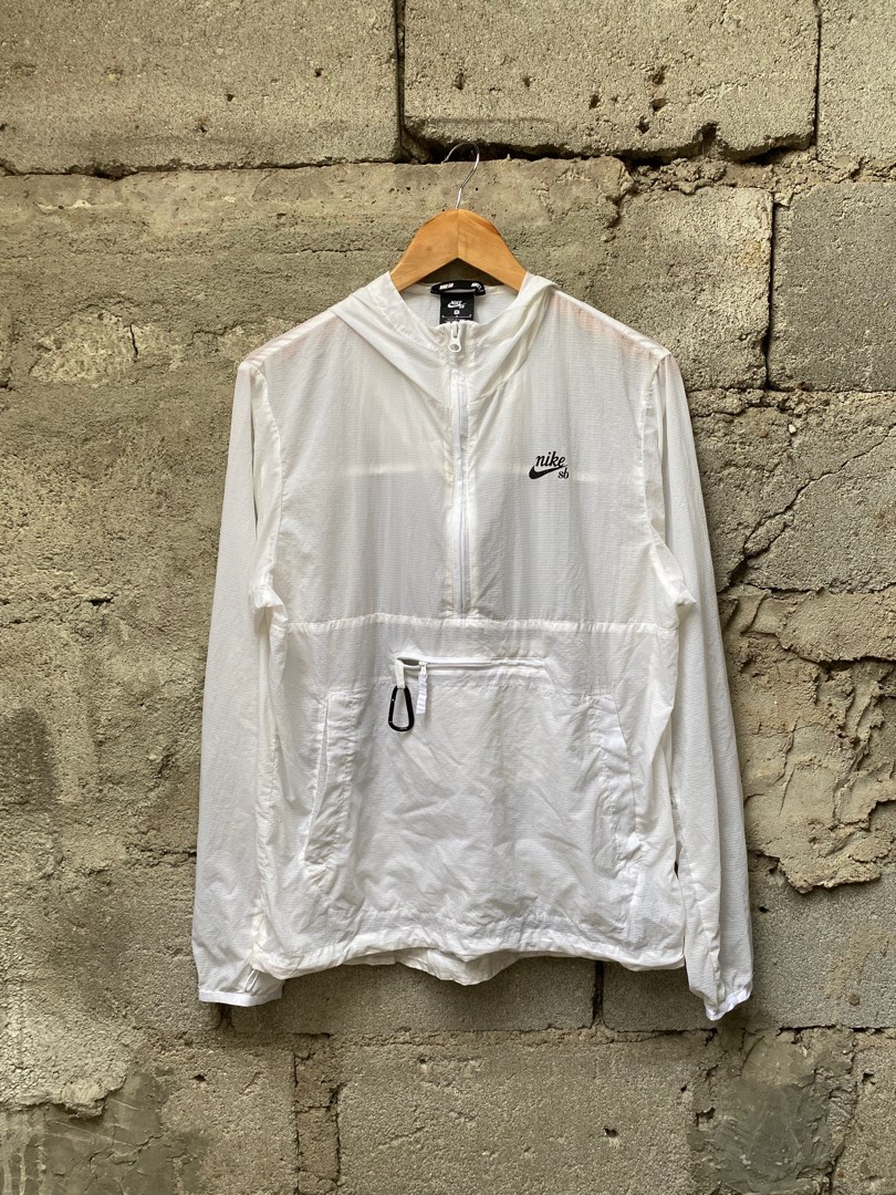 Nike SB Anorak Jacket Half Zipper ultra thin, Men's Fashion, Coats ...