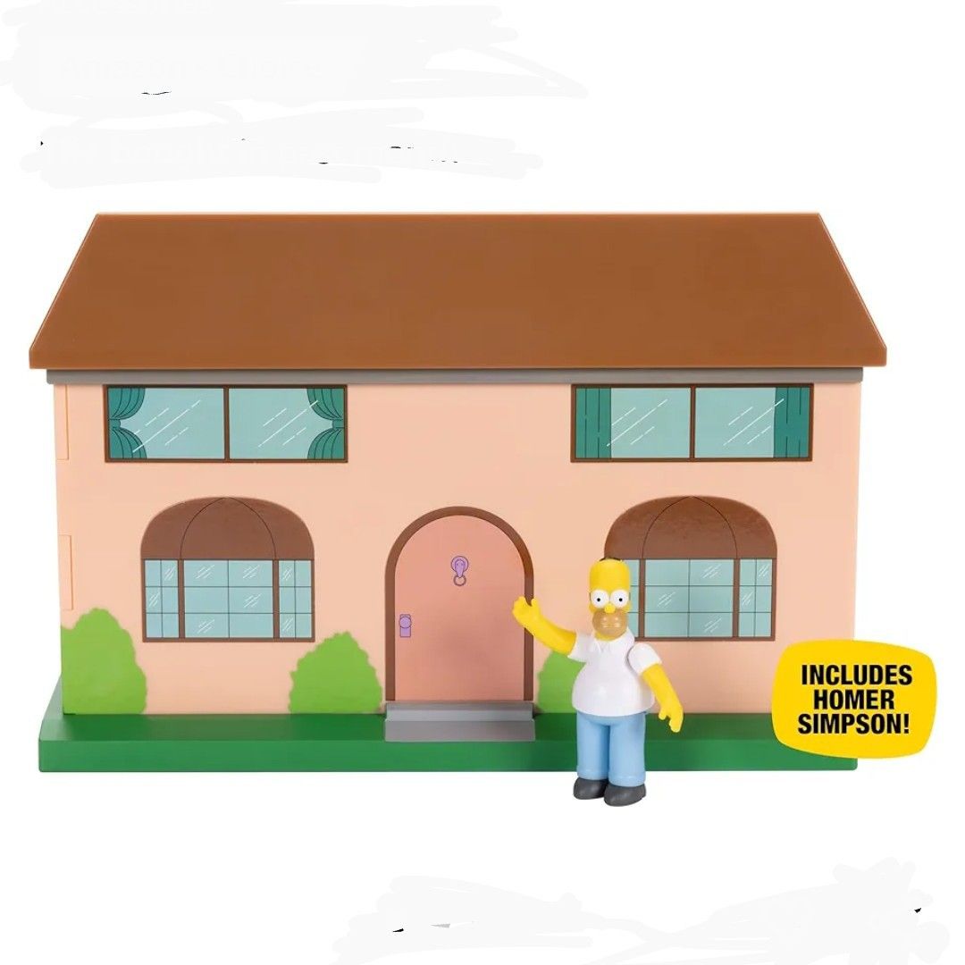(ON-HAND) Disney The Simpsons LIVING ROOM DIORAMA HOUSE PLAYSET ...