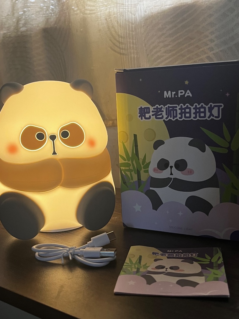 Original | Mr. PA Night Lamp - Angry Panda (ToyCity), Furniture & Home ...