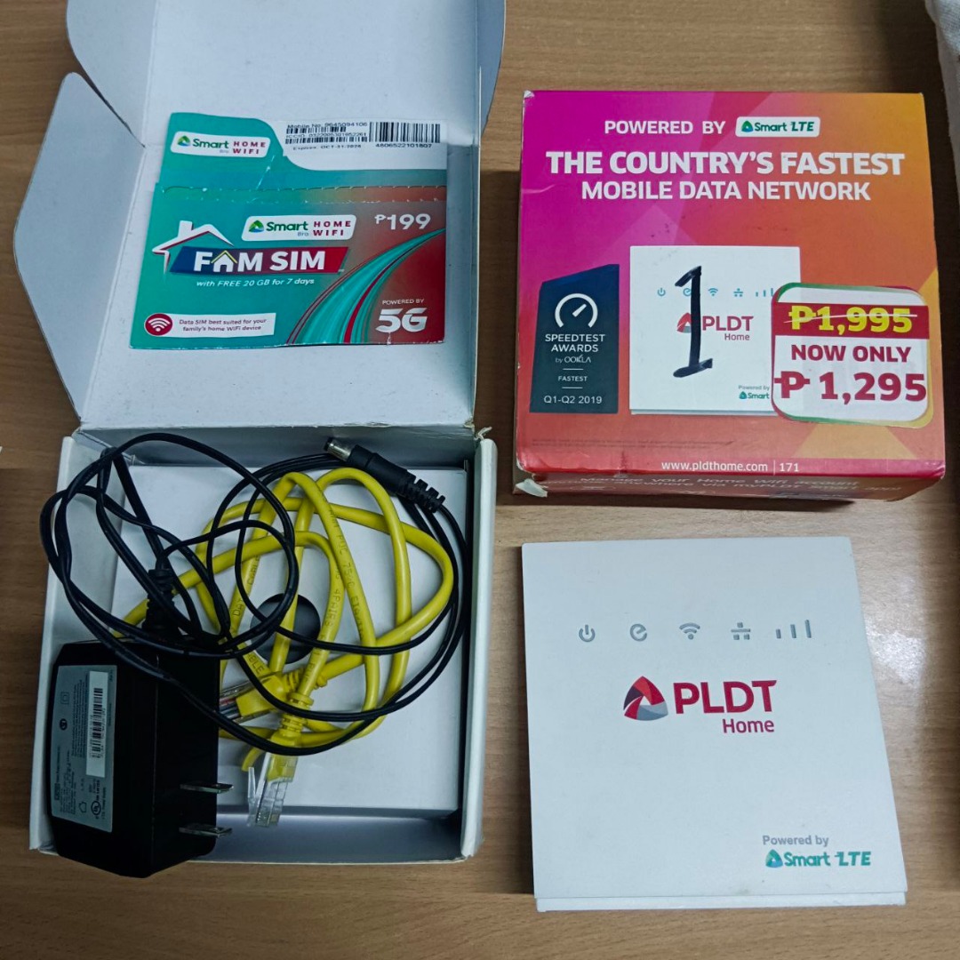 PLDT Home Router (SIM included), Computers & Tech, Office & Business ...