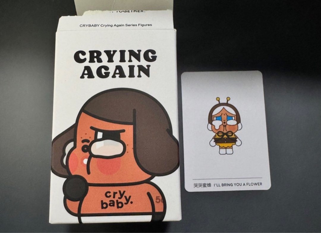 Pop Mart Crying Again Series Figures with official popmart receipt ...