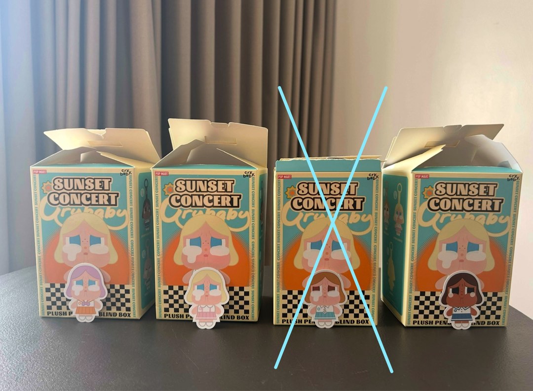 POPMART CRYBABY Sunset Concert, Hobbies & Toys, Toys & Games on Carousell