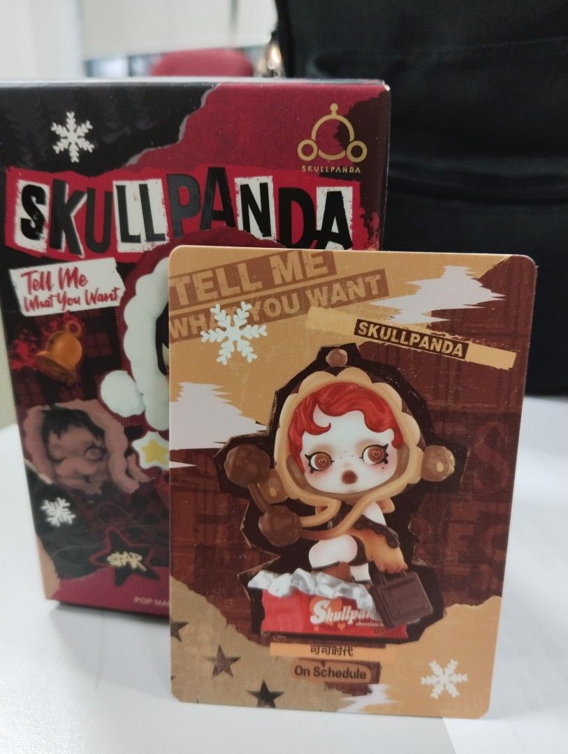 Popmart Skullpanda Sweetest Rebel Tell me what you want on schedule ...