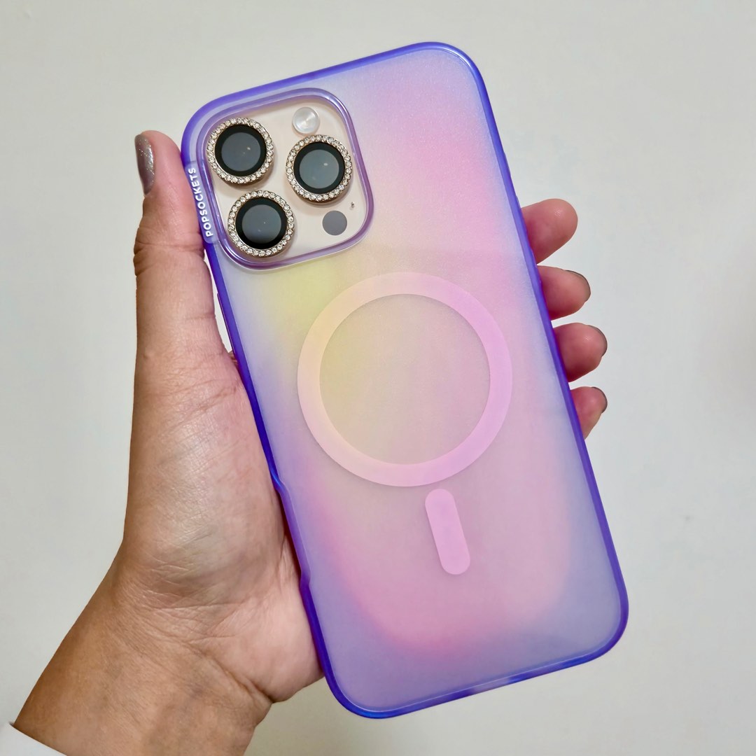 PopSockets PopCase Aura MagSafe-Compatible Case for iPhone 16 Pro Max, Mobile Phones & Gadgets ...