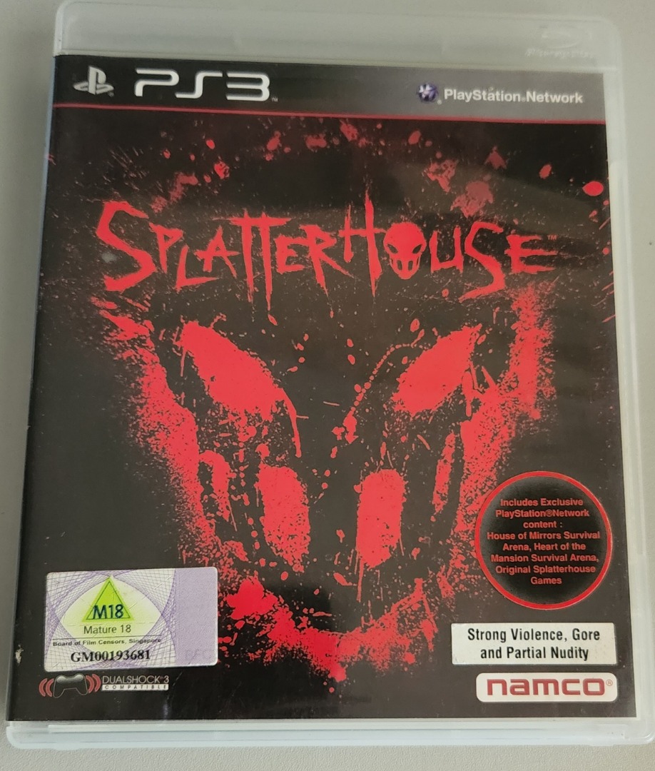 PS3 Splatterhouse (R3) (used), Video Gaming, Video Games, PlayStation ...