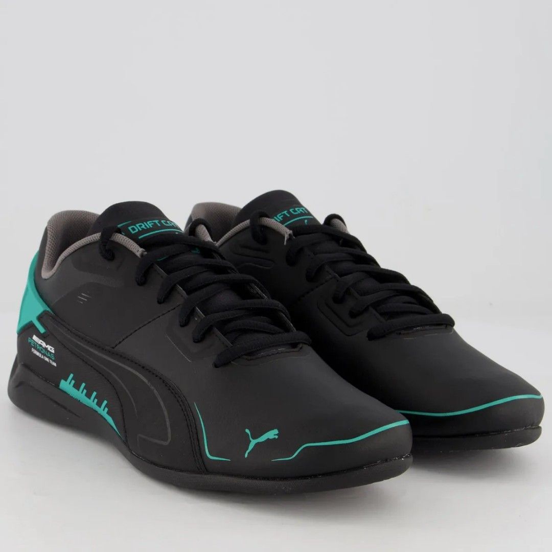 Puma Mercedes AMG Petronas MAPF1 Drift Cat Delta Black Sneakers, Men's ...