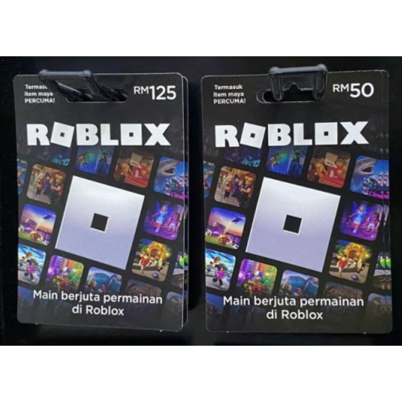 Roblox Robux Gift Card Malaysia RM50 RM125, Tickets & Vouchers, Store ...