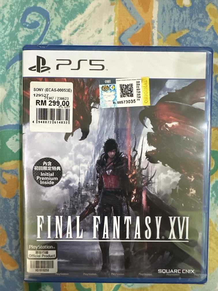 Sealed new R3 PS5 Final Fantasy XVI R3, Video Gaming, Video Games ...
