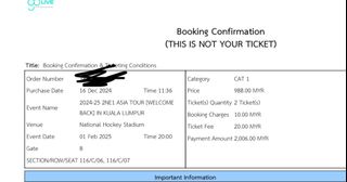 2NE1 in KL concert ticket CAT1, Tickets & Vouchers, Event Tickets on ...