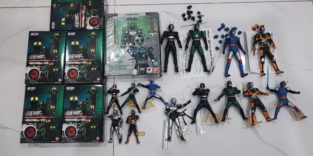SET KAMEN RIDER BLACK BROTHERS SHF, BELT, HG AND HDM, Hobbies & Toys ...