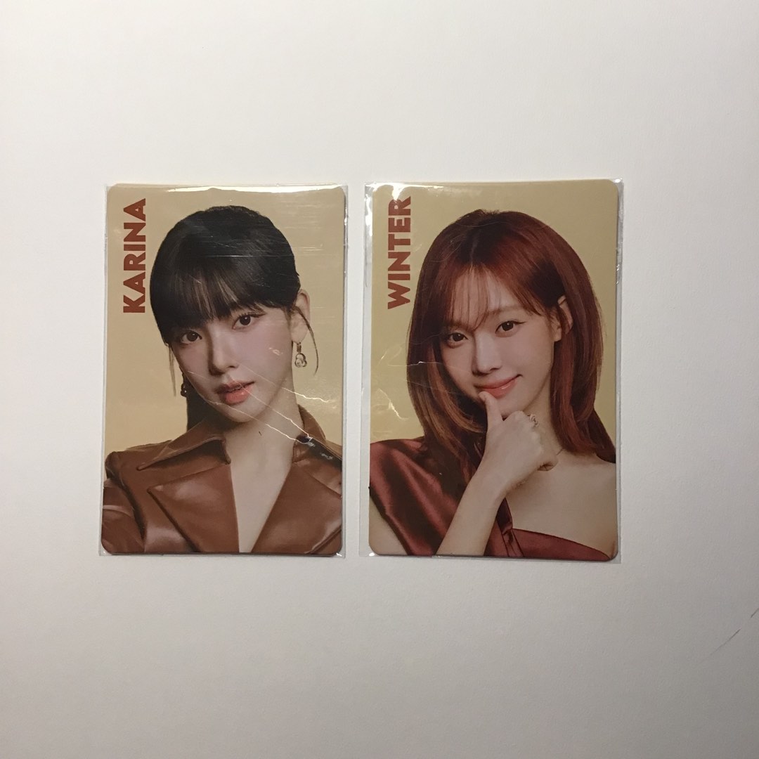 Set Photocard Aespa Karina Winter Nabati KrisBite Original, K-Wave di ...