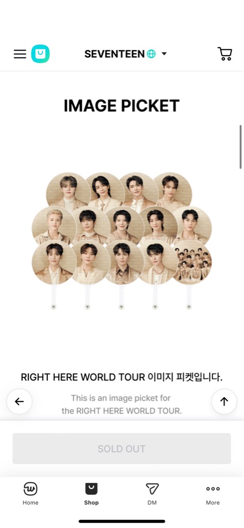 Seventeen Right Here Scoups Image Picket, Hobbies & Toys, Collectibles & Memorabilia, K-Wave on ...