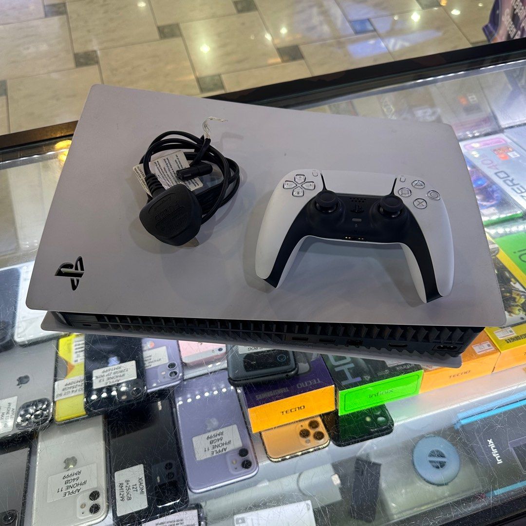 SONY PS5 DIGITAL FAT WITH 1 CONTROLLER ONLY , Video Gaming, Video Game ...