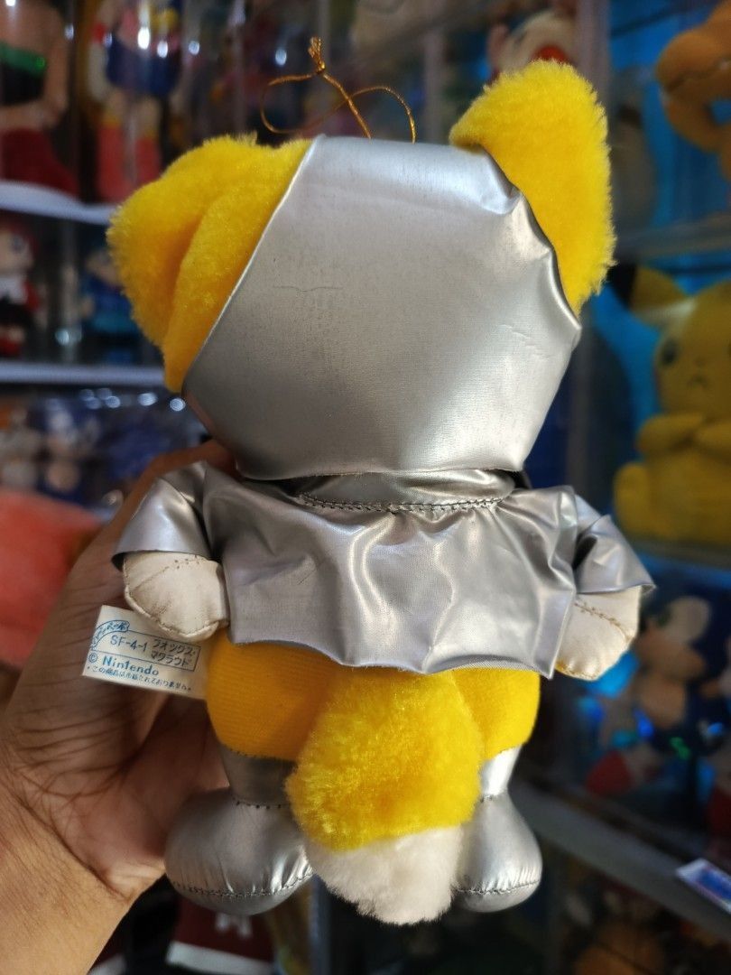 SUPER RARE Vintage 1993 Fox McCloud Star Fox Retro Video Game Plush ...