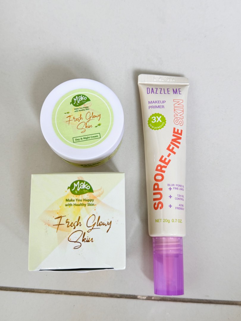 TAKE ALL 2 PCS MAKO FRESH GLOWY SKIN DAY & NIGHT CREAM + DAZZLE ME ...