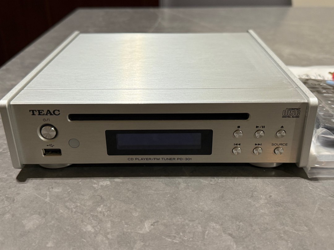 Teac PD-301 CD player 全金屬CD機, 音響器材, 其他音響配件及設備 - Carousell