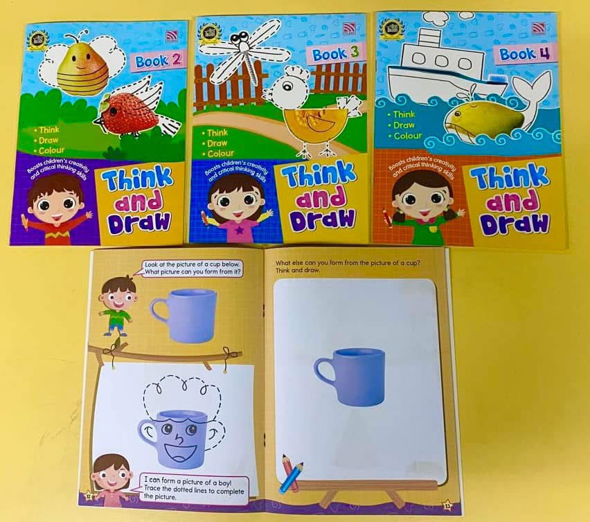 Think and Draw, Hobbies & Toys, Books & Magazines, Children's Books on ...