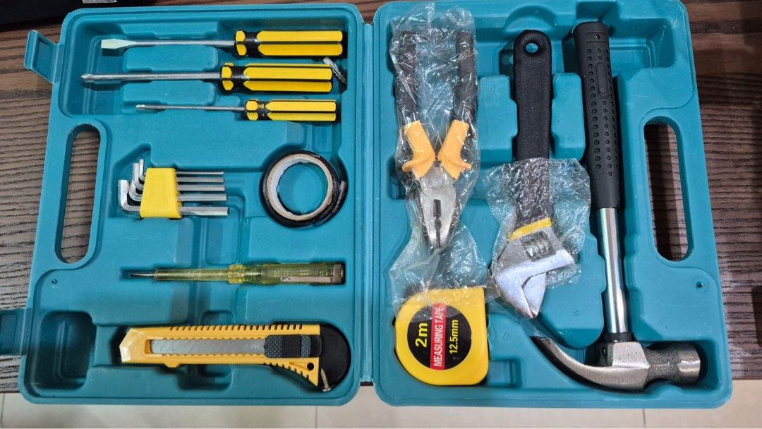 Tool box complete set, Furniture & Home Living, Home Improvement ...