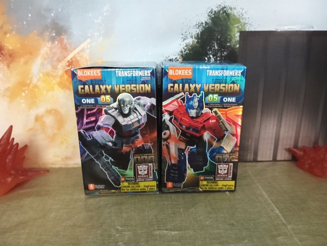 Transformers One Blokees Optimus Prime n D-16 Cog set of 2 items, Hobbies & Toys, Toys & Games ...