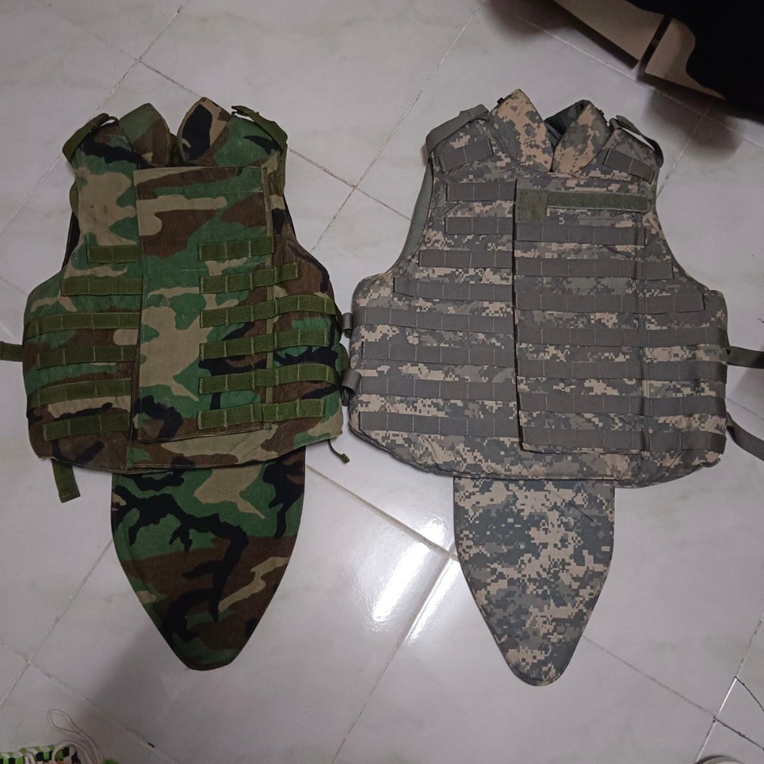 US Army Body Armor Kevlar Level 3A - Interceptor (see desc for sizes ...