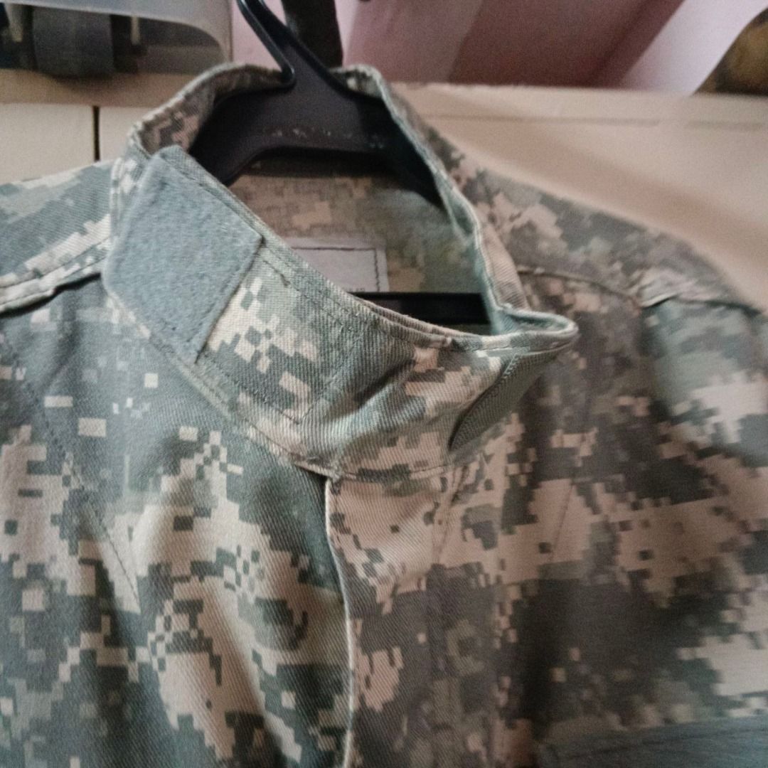 US ARMY Top Jacket Uniform ACU Pattern LARGE (Height 67 to 71in, Chest ...