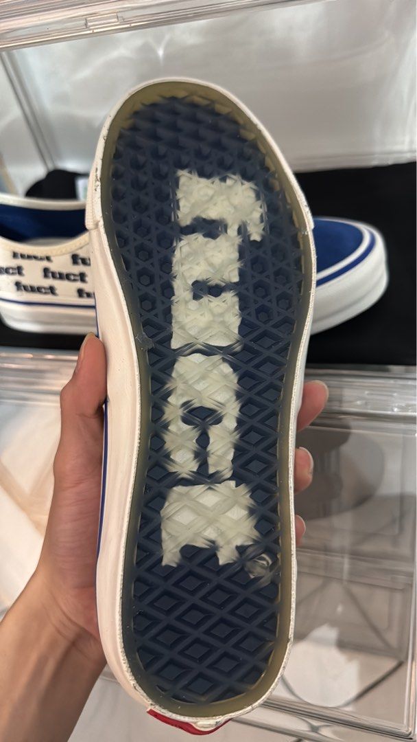 Vans X FUCT X Slam Jam Authentic Blue, Men's Fashion, Footwear ...