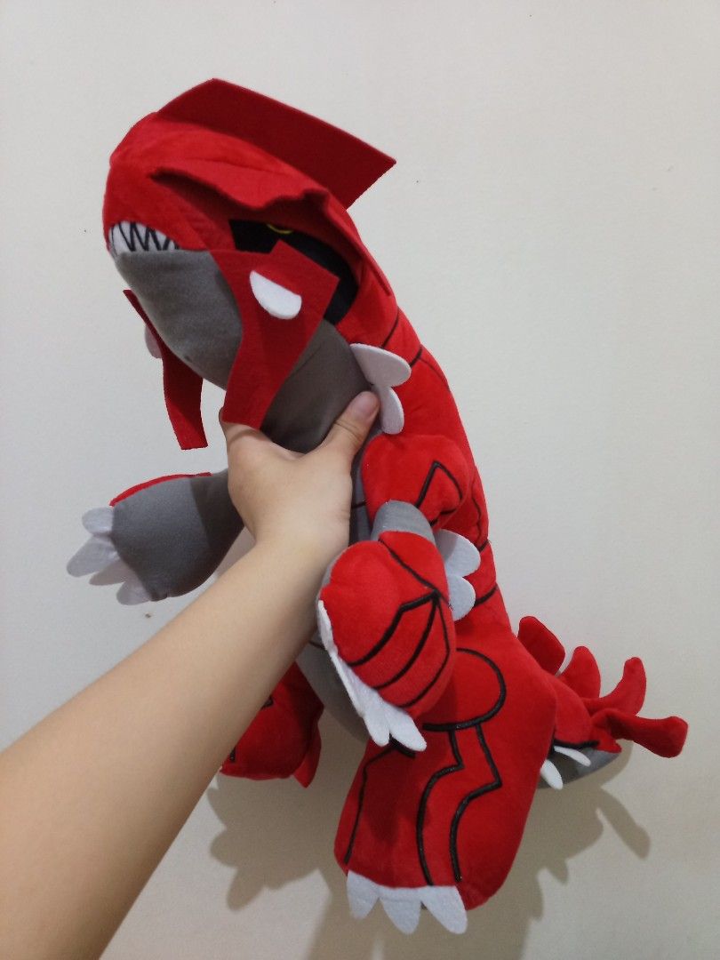 Very Big Pokemon Groudon Legendary Hoenn Earth Monster Plush Plushie ...
