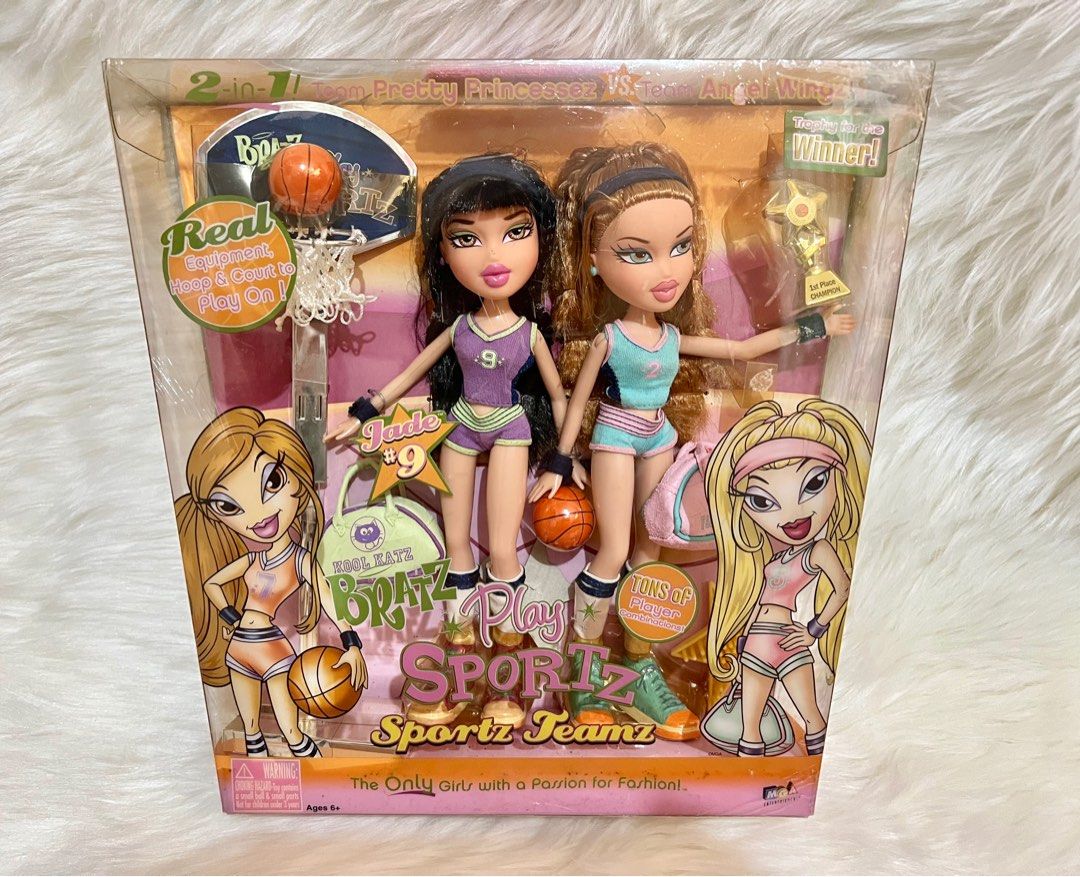 VERY RARE BRATZ PLAY SPORTZ TEAMZ BASKETBALL - Jade & Meygan, Hobbies ...