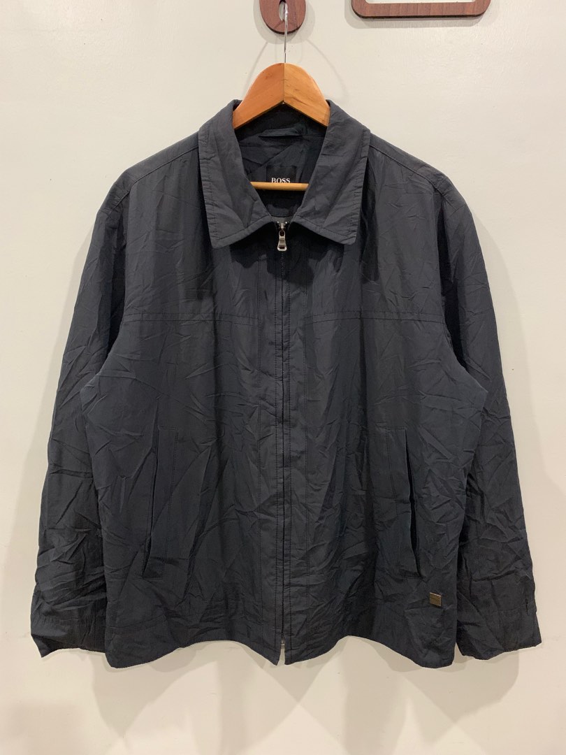 Vintage Hugo Boss Harrington Jacket, Men's Fashion, Coats, Jackets and ...