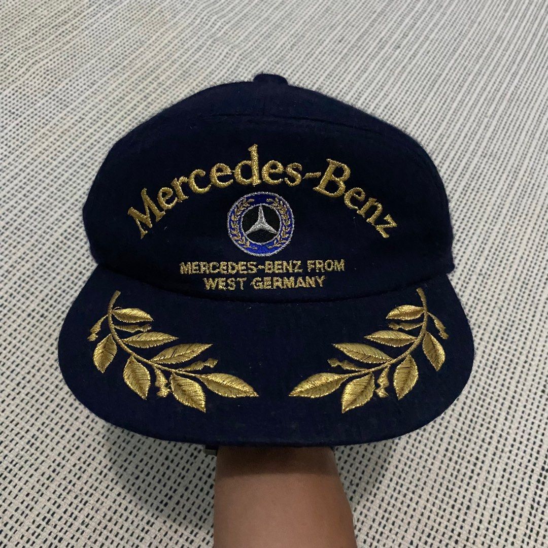 Vintage Mercedes-Benz West Germany Bunga Padi Cap Vtg 7 Panel Hat, Men ...