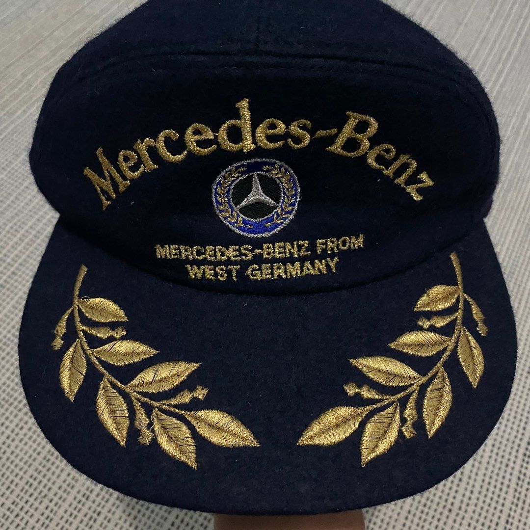 Vintage Mercedes-Benz West Germany Bunga Padi Cap Vtg 7 Panel Hat, Men ...