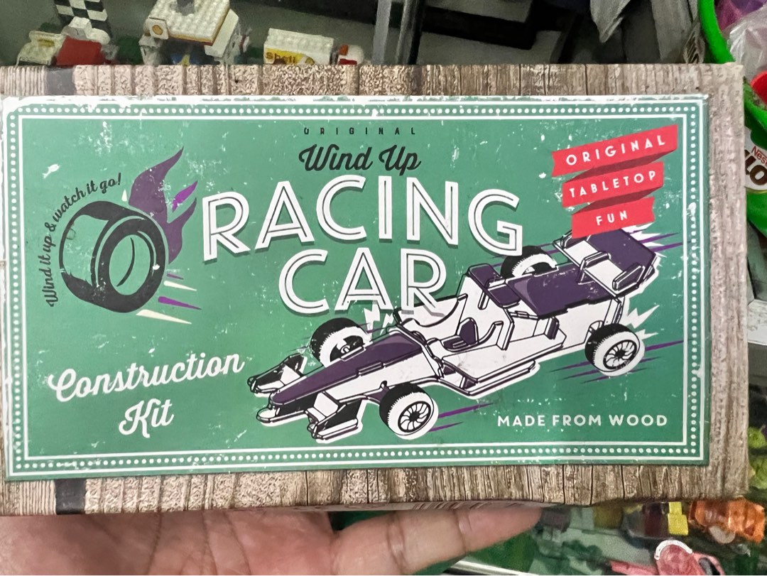 Vintage Puzzle Racing Car Construction 3d Model Kit, Hobbies & Toys ...