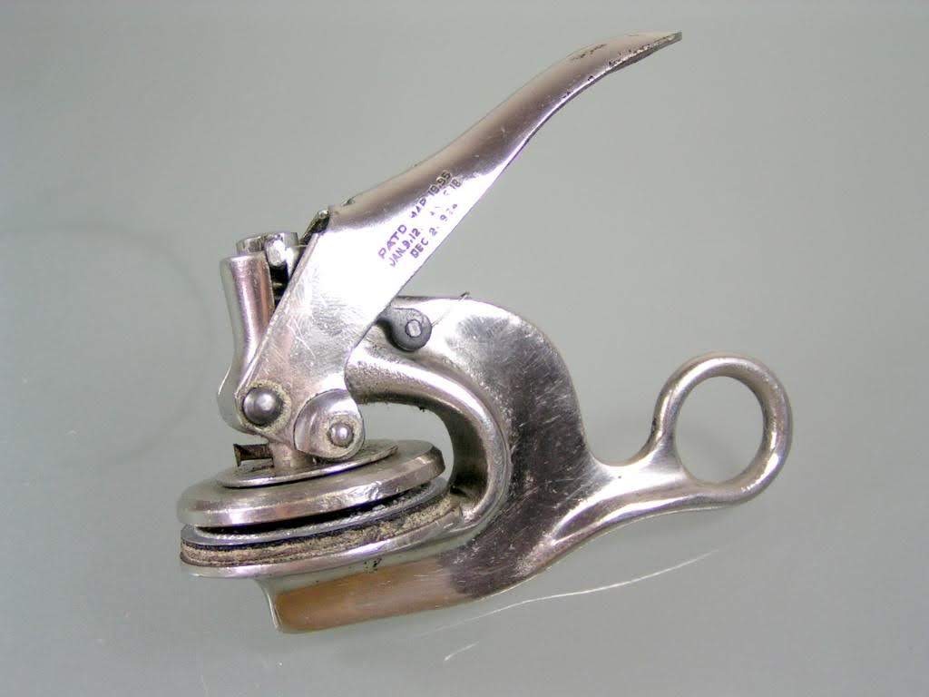 Vintage Seal Embosser Model "The Aluminium" by Salt Lake Stamp Co USA ...
