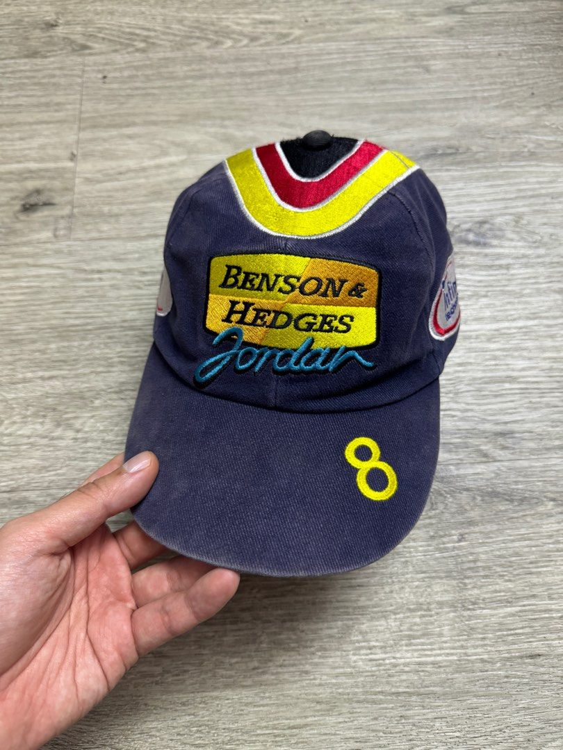 Vintage Team Jordan F1 Benson & Hedges Cap Hat Vtg, Men's Fashion ...