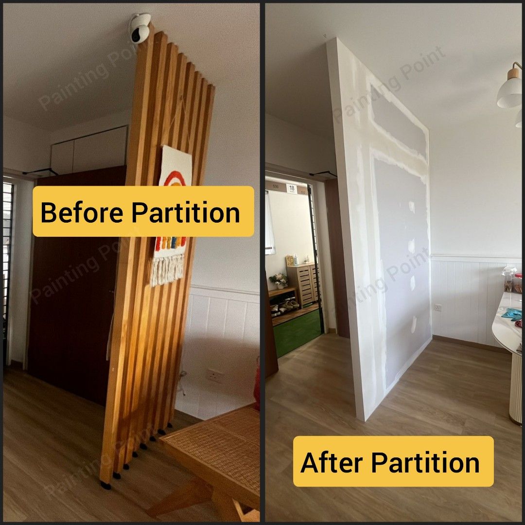 Wall partition/ Partition wall/Wall Install with Door Install/ Room ...