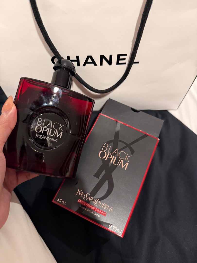 YSL BLACK OPIUM OVER RED, Beauty & Personal Care, Fragrance ...