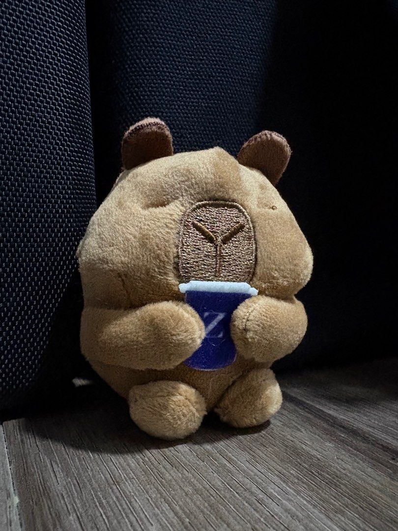ZUS Capybara Plushie Pin + FREE Stiker Pek, Hobbies & Toys, Toys ...