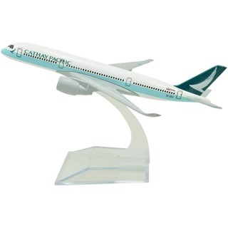 16cm Cathay Pacific Airbus A350 Airplane Scale 1:400 Metal Aircraft ...