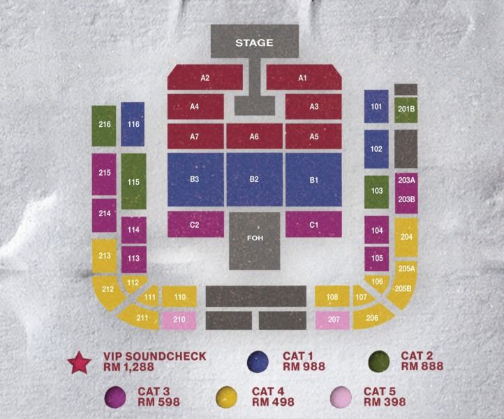 (Ori Price) 2ne1 Welcome Back Concert Ticket 2025 in Kuala Lumpur ...