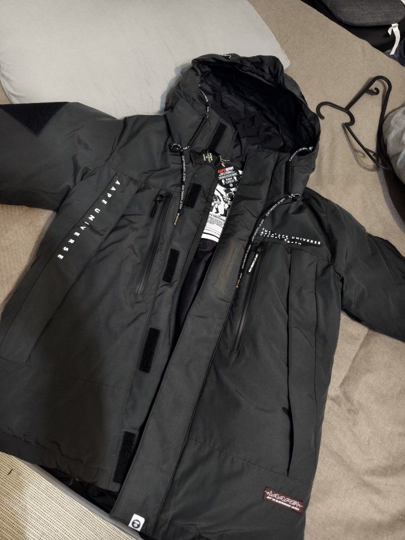 Aape by bathing ape heavyweight puffer (for winter) jacket, Men's ...
