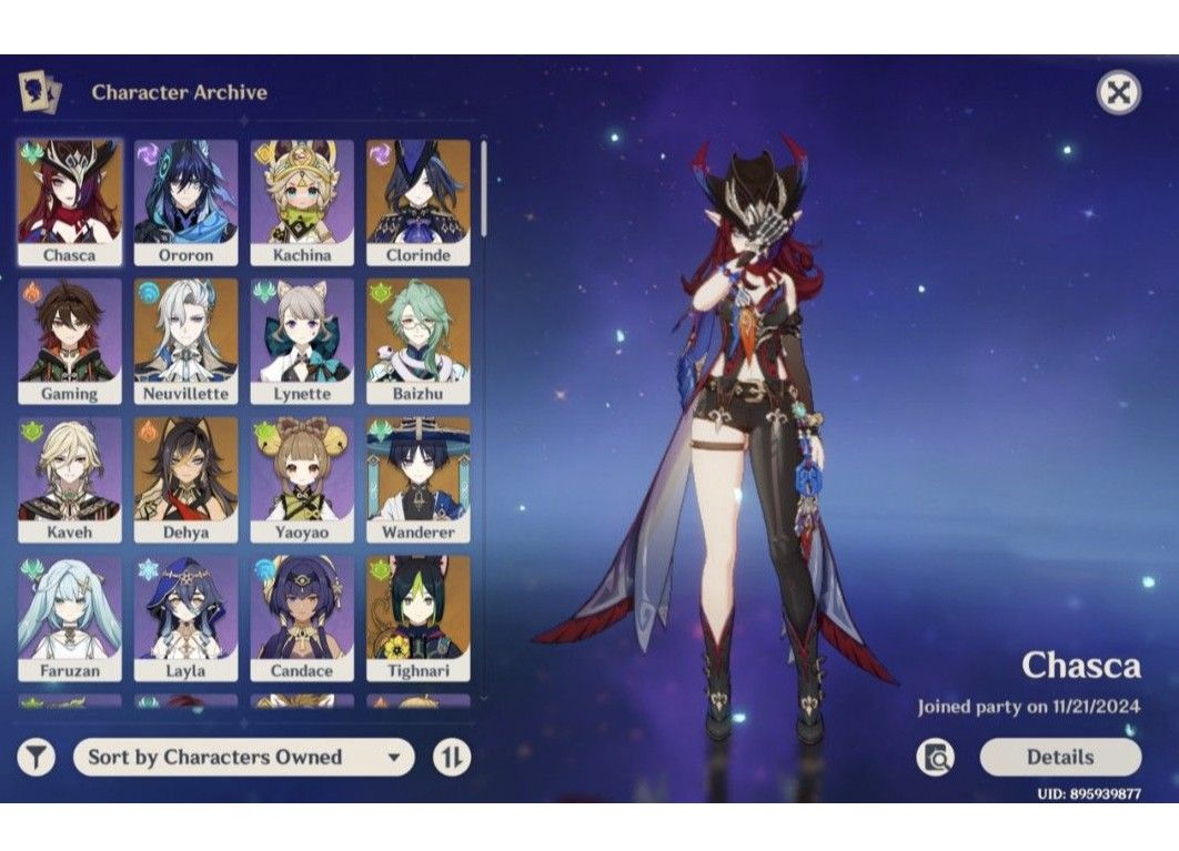 Ar 55 genshin impact Neuvilette , Wanderer with sig, Clorinde, Raiden ...