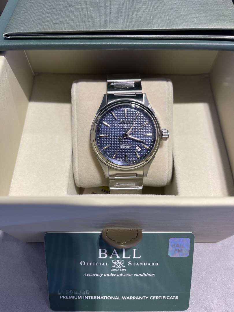 BALL FIREMAN VICTORY BLUE DIAL 40MM NM2098C-S5J-BE, Luxury, Watches on ...